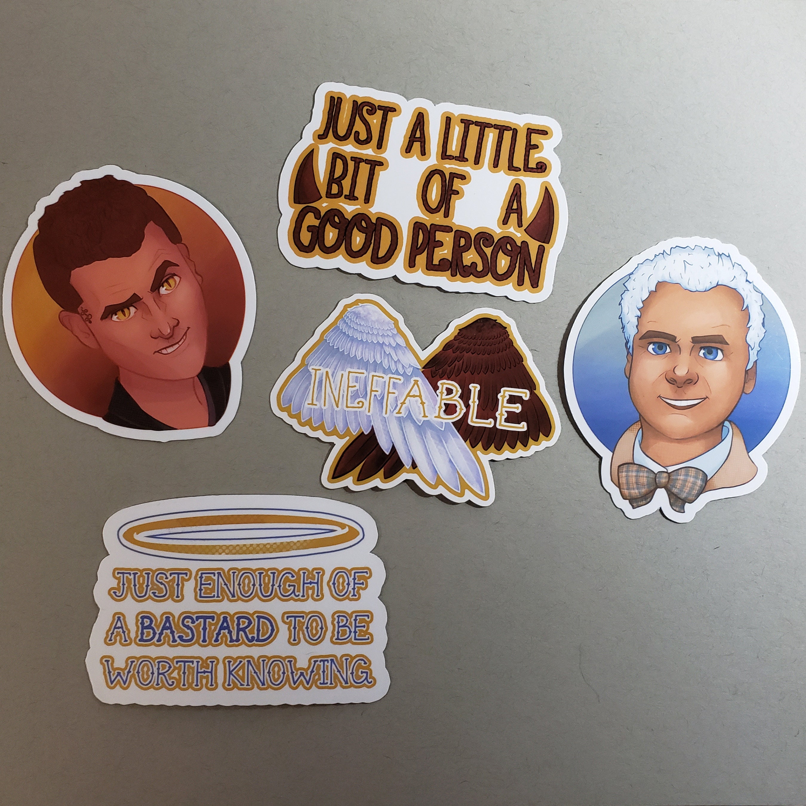 Crowley Quote Sticker Good Omen Fan Art Vinyl Sticker Book Worm Gift ...