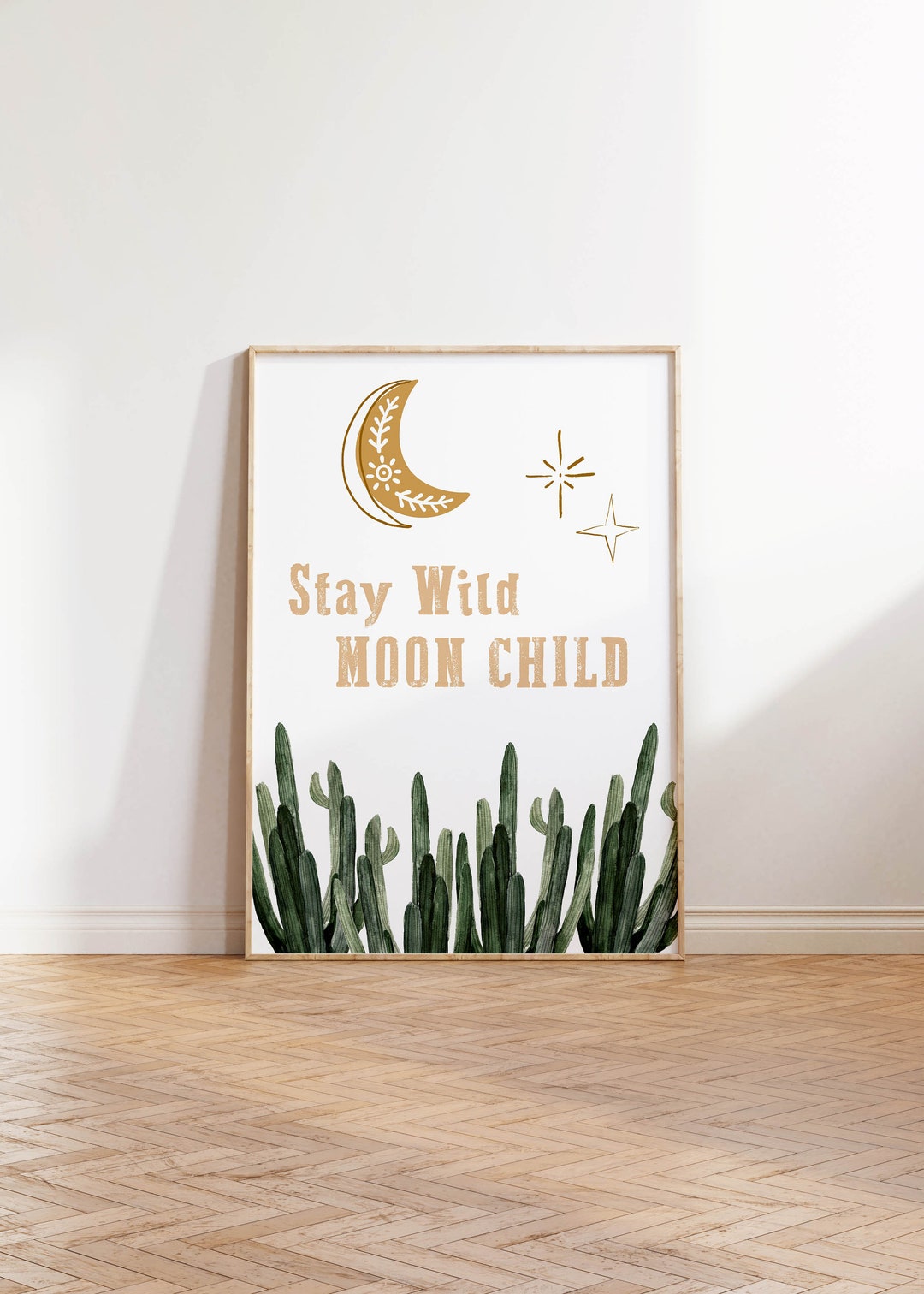 Southwestern Printables - Boy's Nursery Wall Print - Cactus Wall Art - Etsy