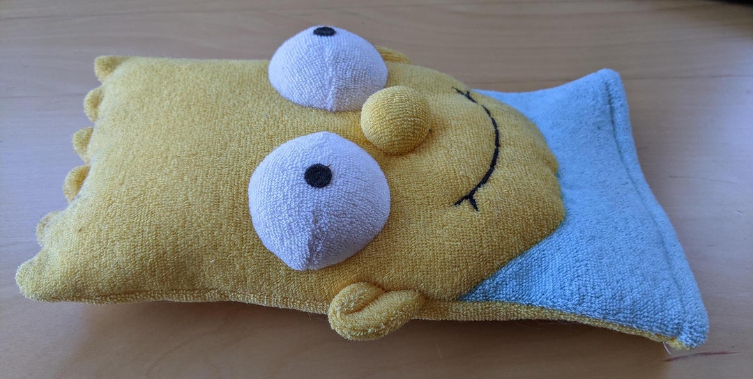 Bart Simpson Hand Puppet Washcloth Bath the Simpsons Vintage 1998 Rare ...