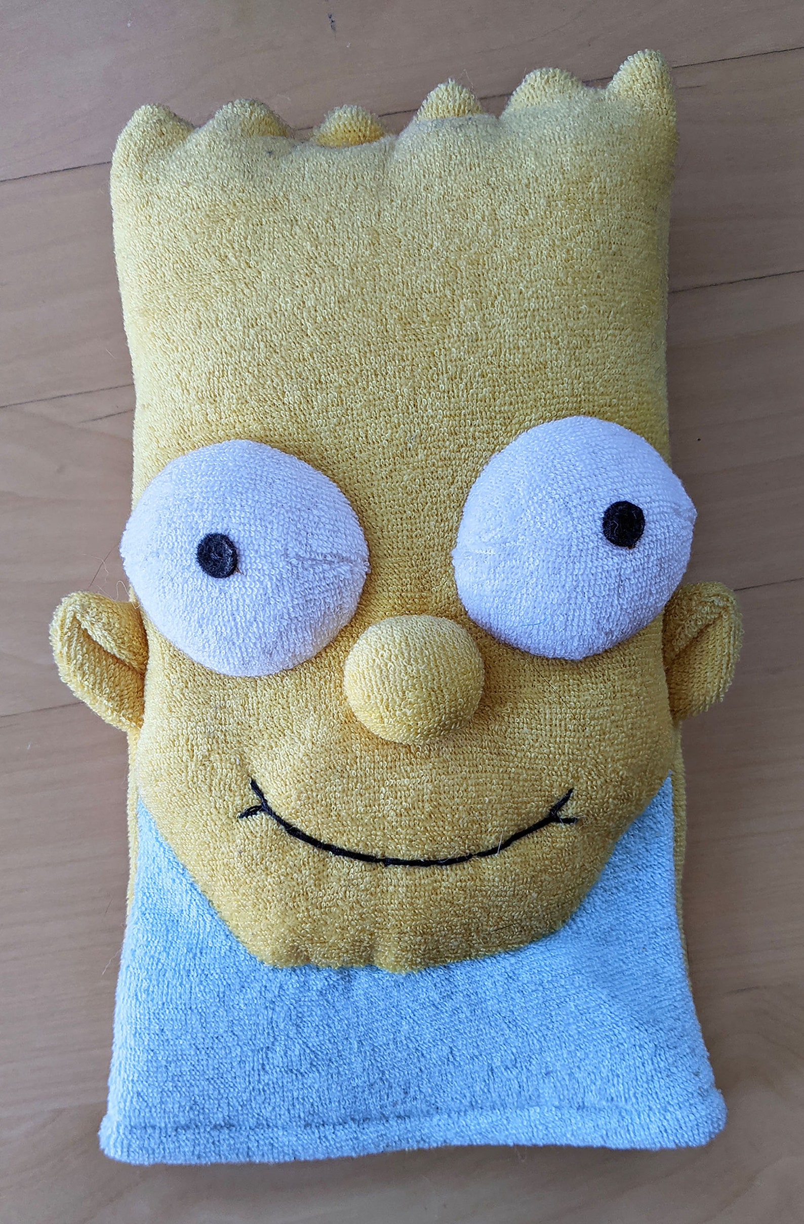 Bart Simpson Hand Puppet Washcloth Bath the Simpsons Vintage 1998 Rare ...