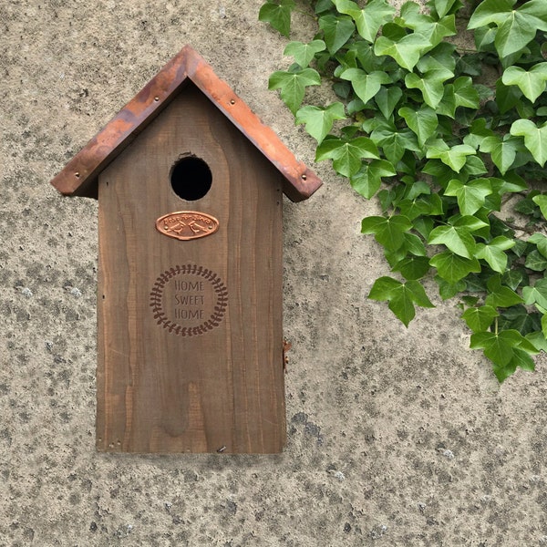 Copper Roof Birdhouse - Etsy