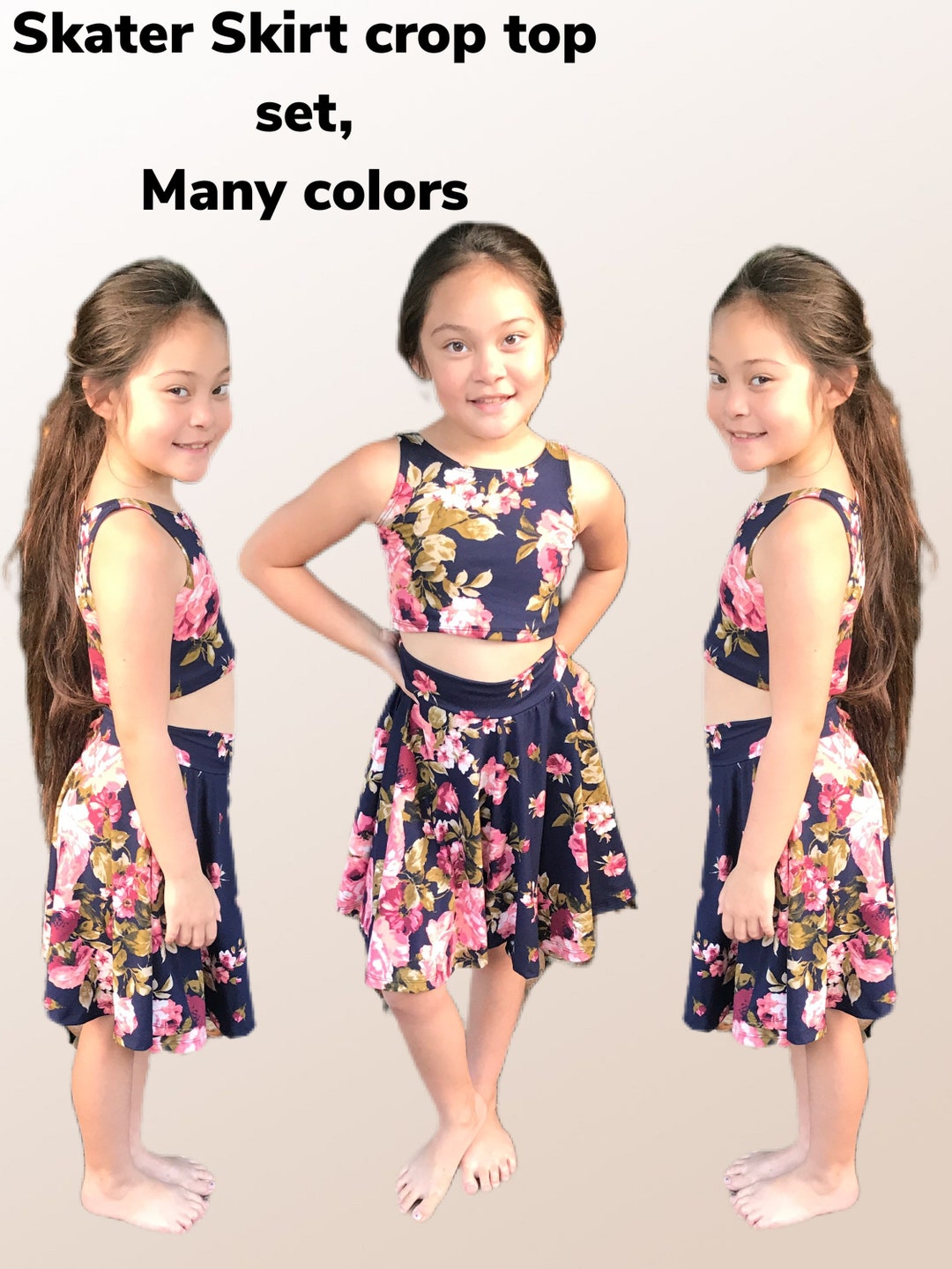 20 Colors Girls Skater Skirt, Girls Wear, Skirts, Stylish Kids Wear - Etsy