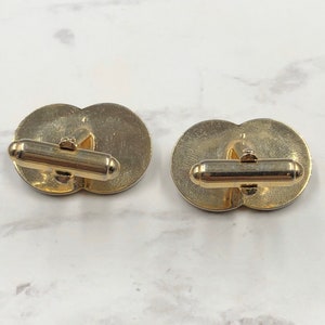 Anson Cufflinks Art Deco Revival Black and Coral Mid Century - Etsy