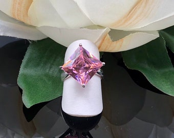 Large Fake Diamond Ring - Etsy