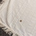 1950s Bedspread, Vintage Embroidered Bedspread, Textured Muslin ...