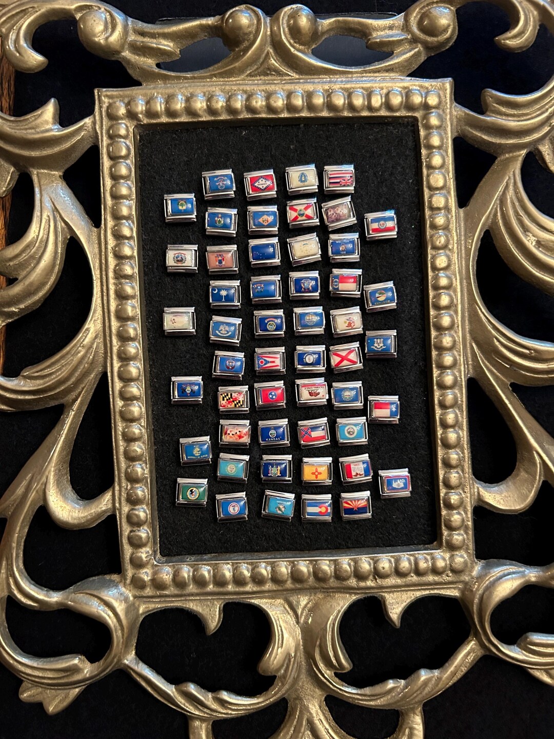 Lot of 51 Vintage Uberry Italian Flag Charms, Vintage Flag Charms ...