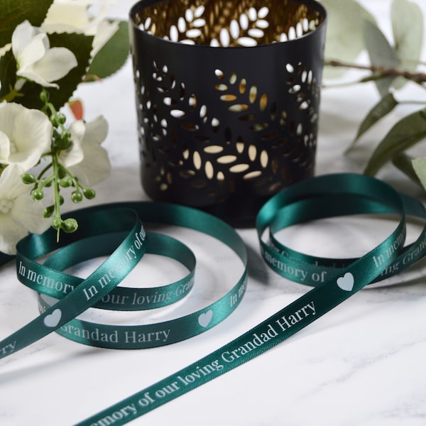 Funeral Spray Ribbon - Etsy