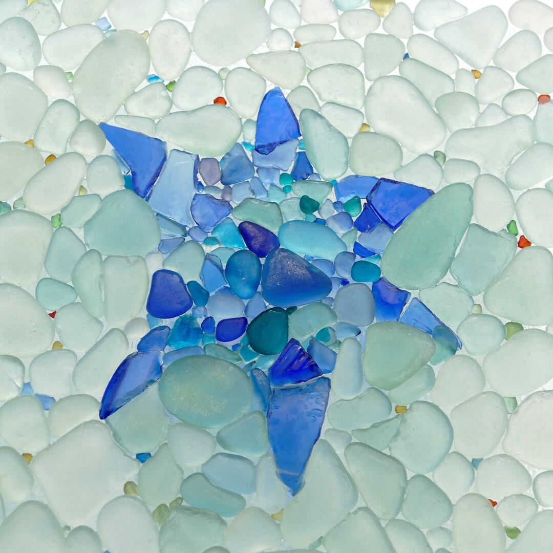 Sea Glass Star Photo Card | Unique Sea Glass Star Card | Love You Sea ...