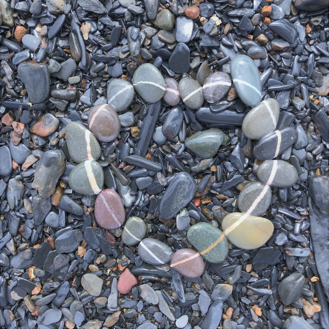 Heart Pebble Beach Cards Seaside Heart Pebble Love Cards - Etsy