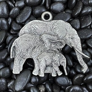 Elephant, Elephant Pewter Ornament, Elephant Figurine, African Ornament ...