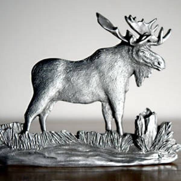 Moose Figurine - Etsy