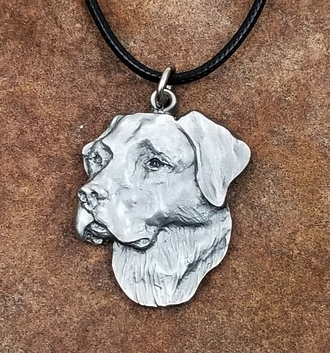 Labrador Retriever Pewter Pendant Necklace - Dog Jewelry Gift for Pet ...