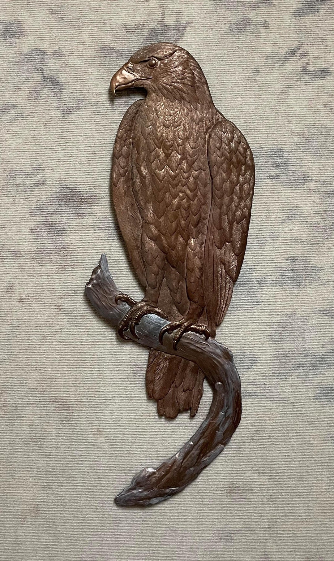 Bald Eagle Wall Sculpture: Stunning Bird Figurine Decor for Nature ...