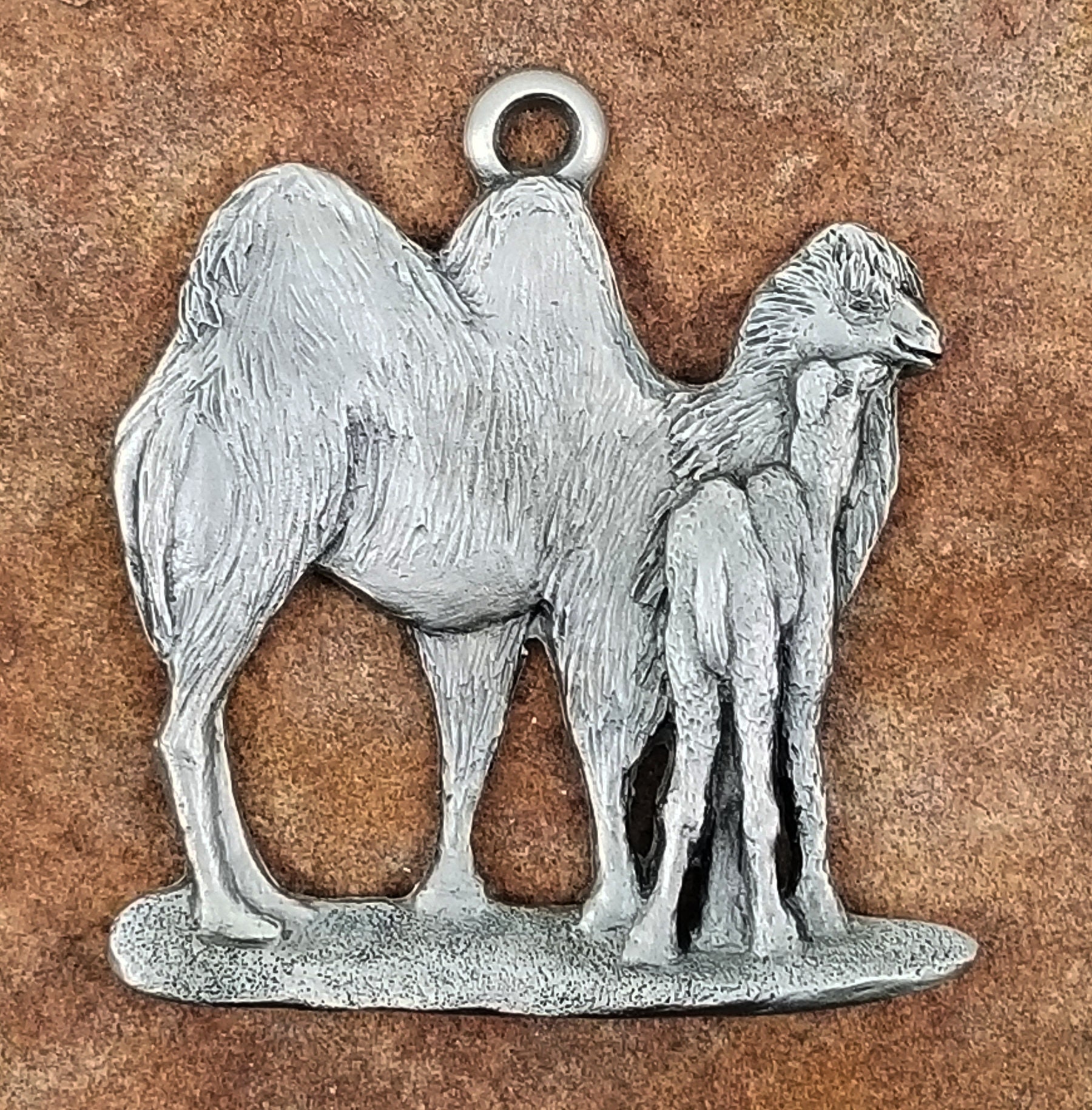 Bactrian Camel Pewter Ornament Camel Figurine Christmas - Etsy Hong Kong