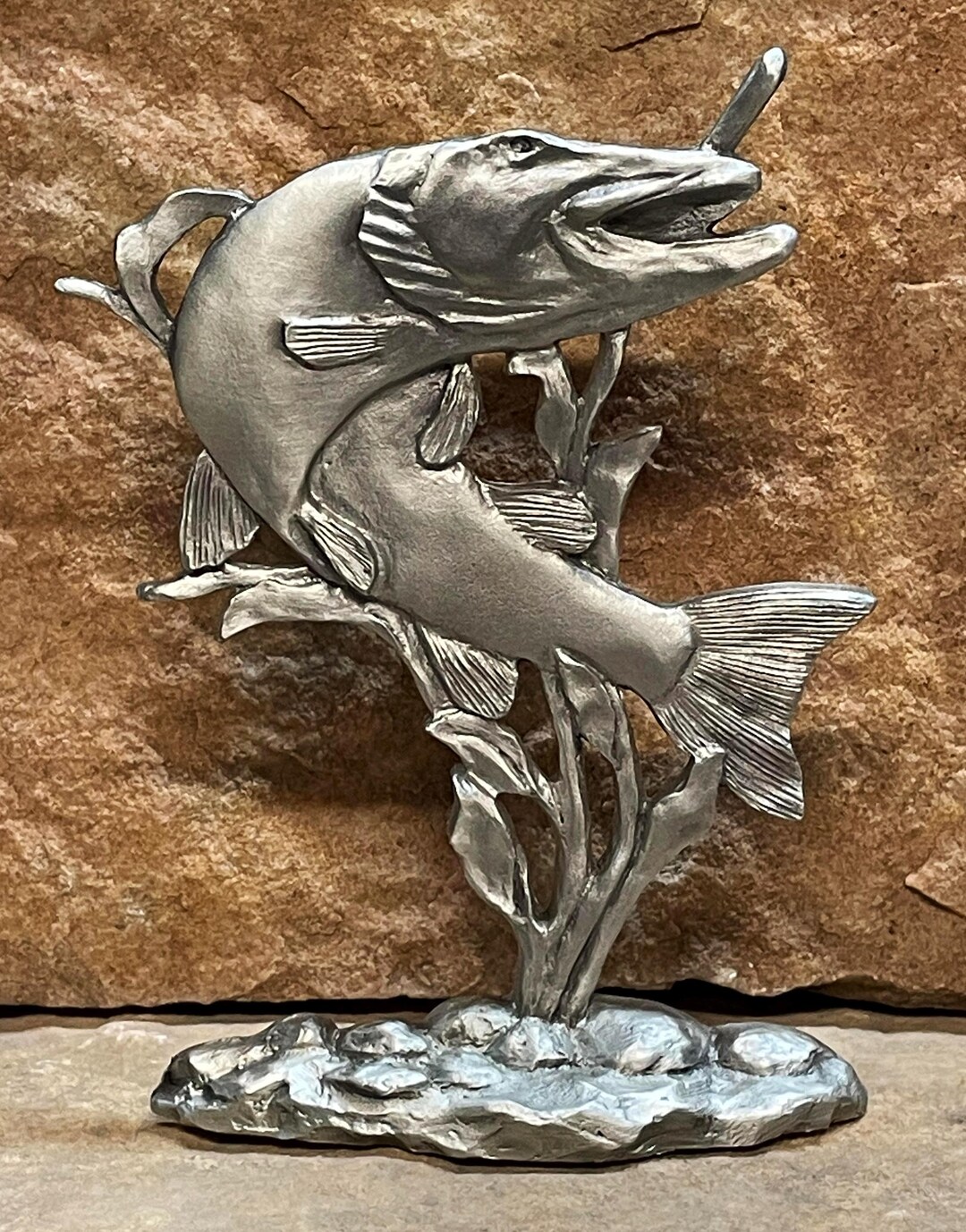 Musky Figurine, Musky Art, Fish Figurine, Fish Art, Musky Sculpture ...