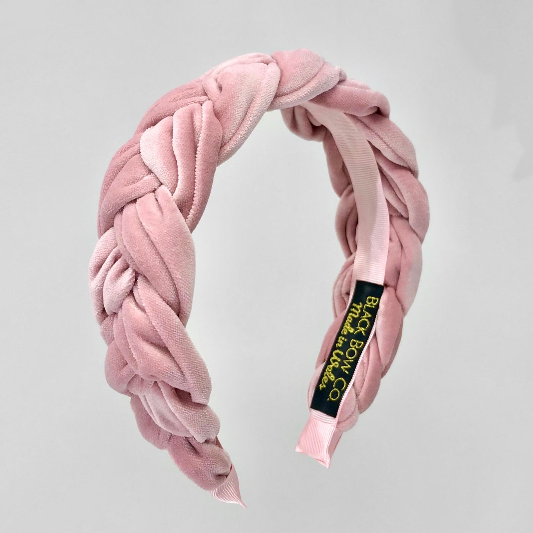 Pale Pink Padded Headband, Pale Pink Wedding Guest Headband, Blush Pink ...