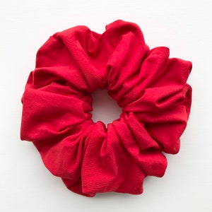 Red Jumbo Scrunchie, Red Giant Scrunchie, Red Chunky Scrunchie, Red ...
