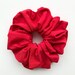 Red Jumbo Scrunchie Red Giant Scrunchie Red Chunky - Etsy UK