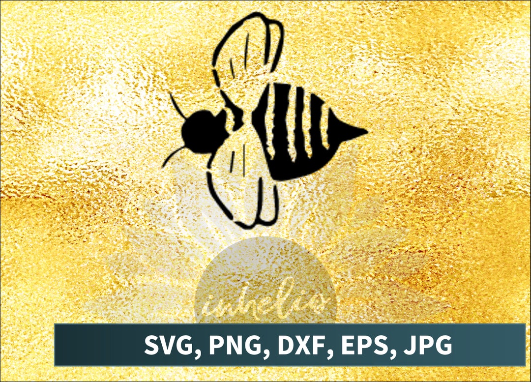 Bee SVG // Bee Digital Files, Bee Vector Vinyl Design, Bees Svg, Animal ...