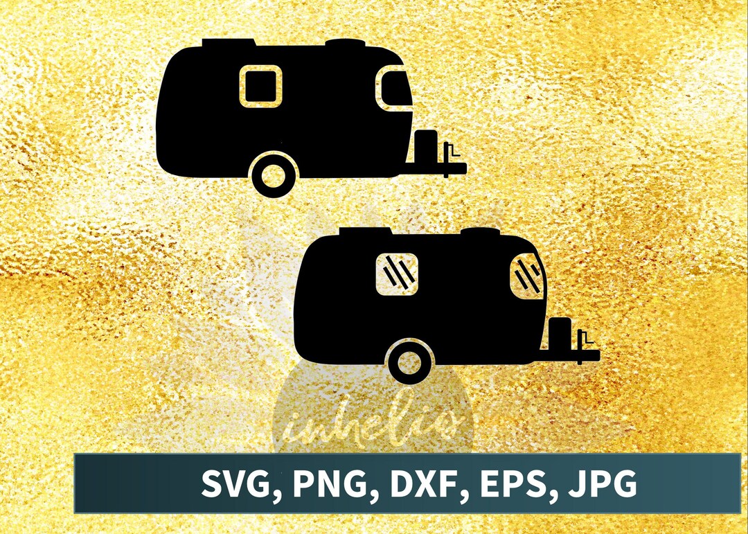 Camper SVG Set // Camper Pack SVG Files, Camper Cut File, Glamping SVG ...