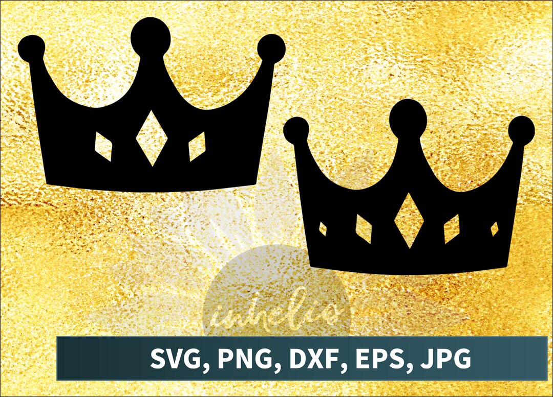 Crowns SVG // Crown Digital Files, Crown Vector Vinyl Design, Crown Svg ...