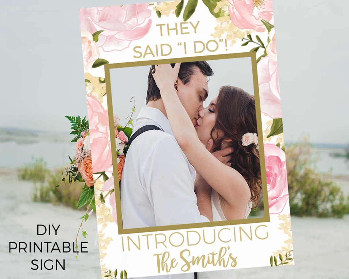 Wedding Photo Prop Photo Prop Frame Instagram Prop Frame - Etsy