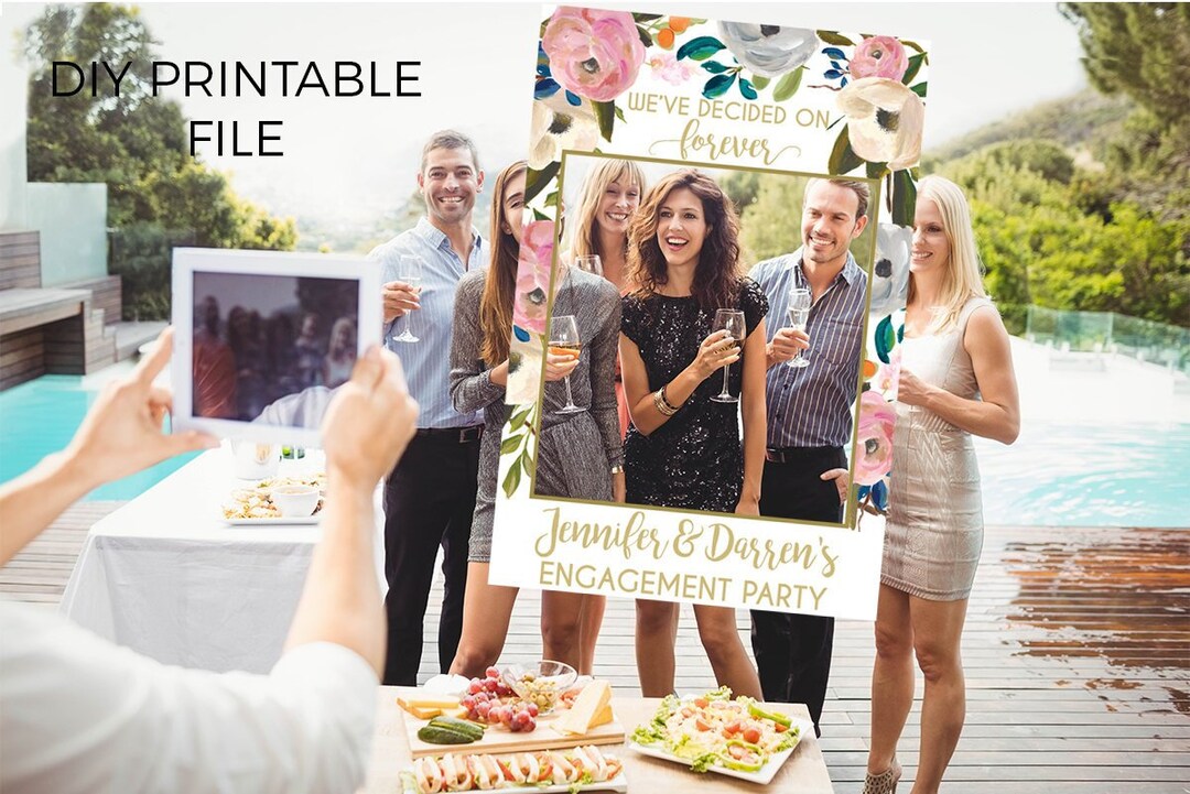 Engagement Photo Prop, Photo Prop Frame, Engagement Prop Frame ...