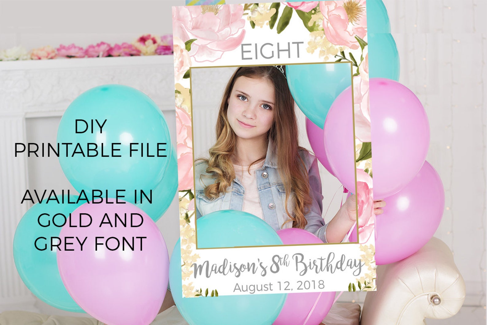 Birthday Prop Photo Prop Frame Birthday Photo Prop Birthday | Etsy ...