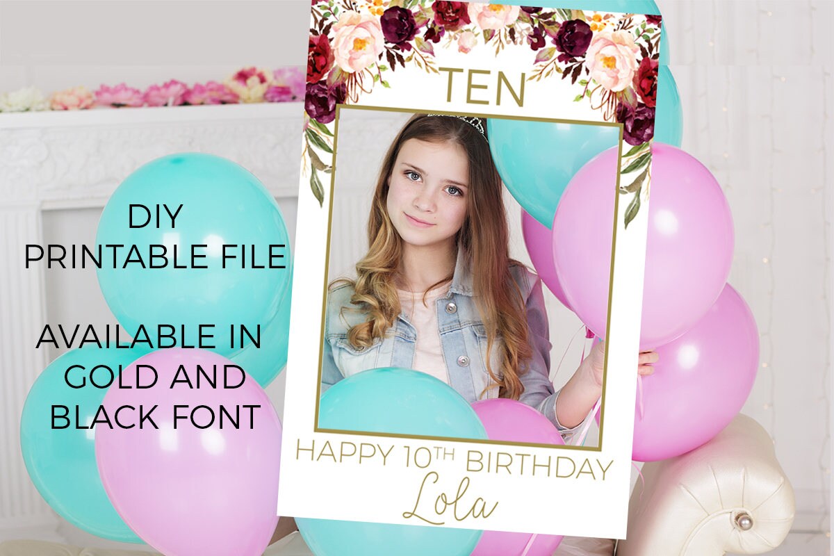 Birthday Prop Photo Prop Frame Birthday Photo Prop 21st - Etsy Australia