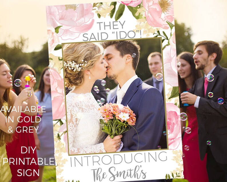 Wedding Photo Prop Photo Prop Frame Instagram Prop Frame - Etsy