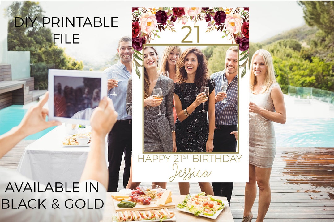 Birthday Prop Photo Prop Frame Birthday Photo Prop 21st - Etsy Australia