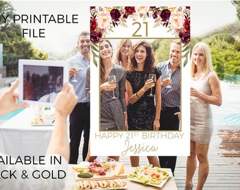 Birthday Photo Frame Prop | Etsy