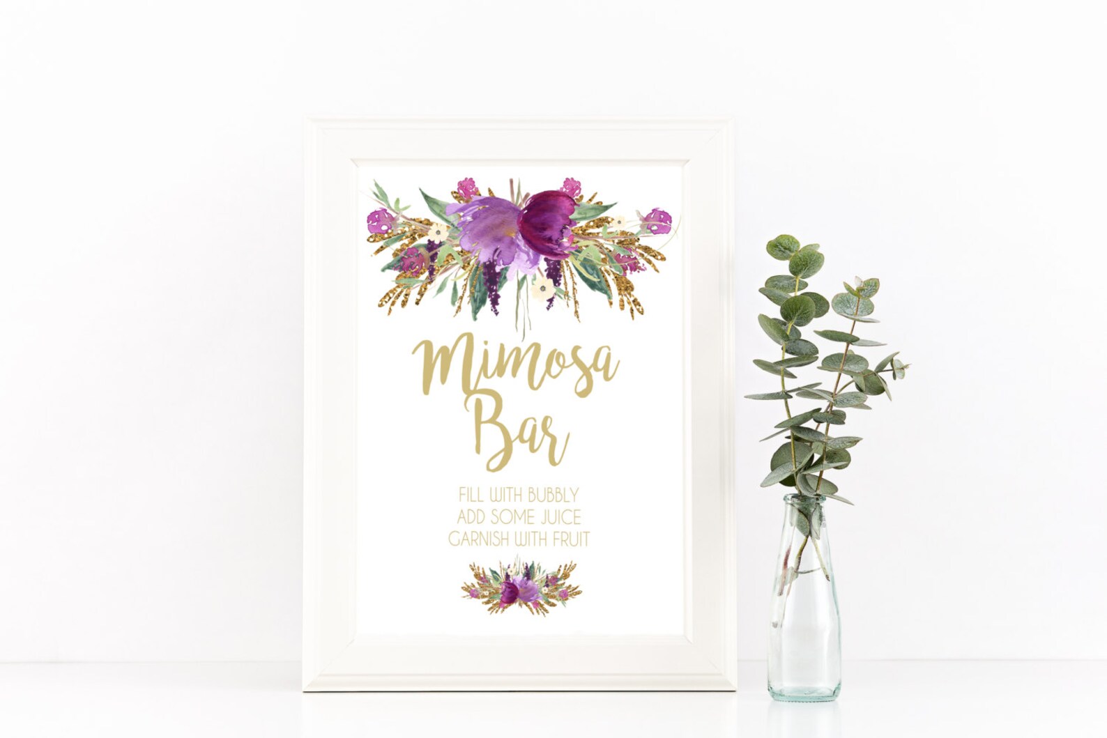 Printable Mimosa Sign Mimosa Bar Sign Mimosa Sign Bridal - Etsy