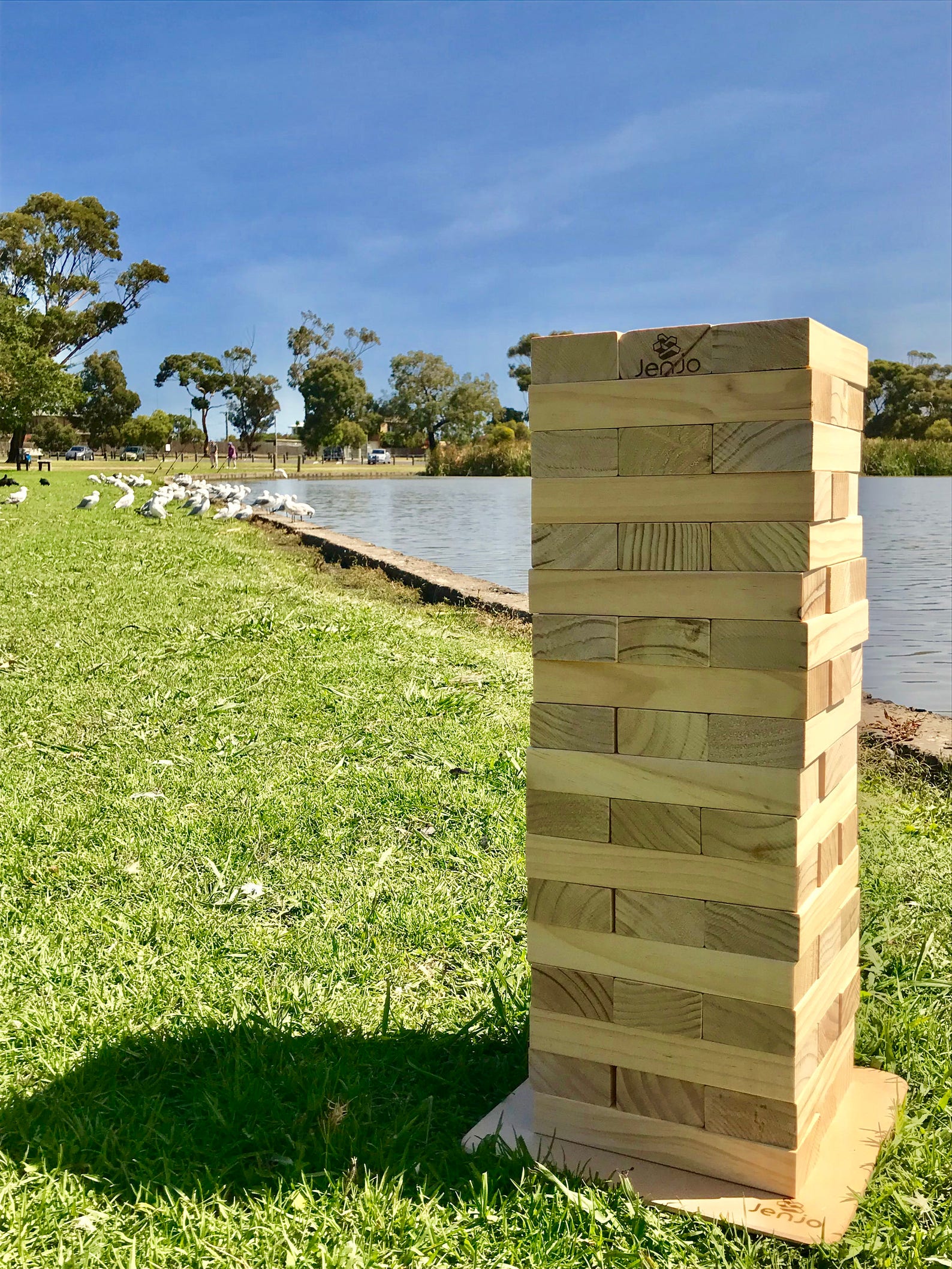 Giant Jenjo 54 Piece Giant Jenga Outdoor Wood Block Game 63cm - Etsy