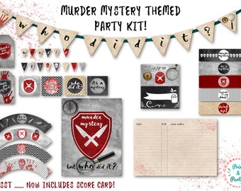 Murder Mystery Kit - Etsy
