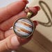 Jupiter Necklace, Sagittarius Ruling Planet, Jupiter Pendant Space ...