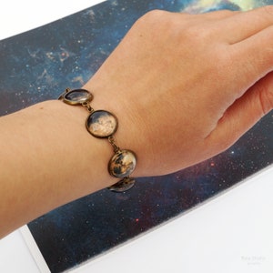 Moon Phase Bracelet, Lunar Eclipse, Custom Birth Moon Phases ...