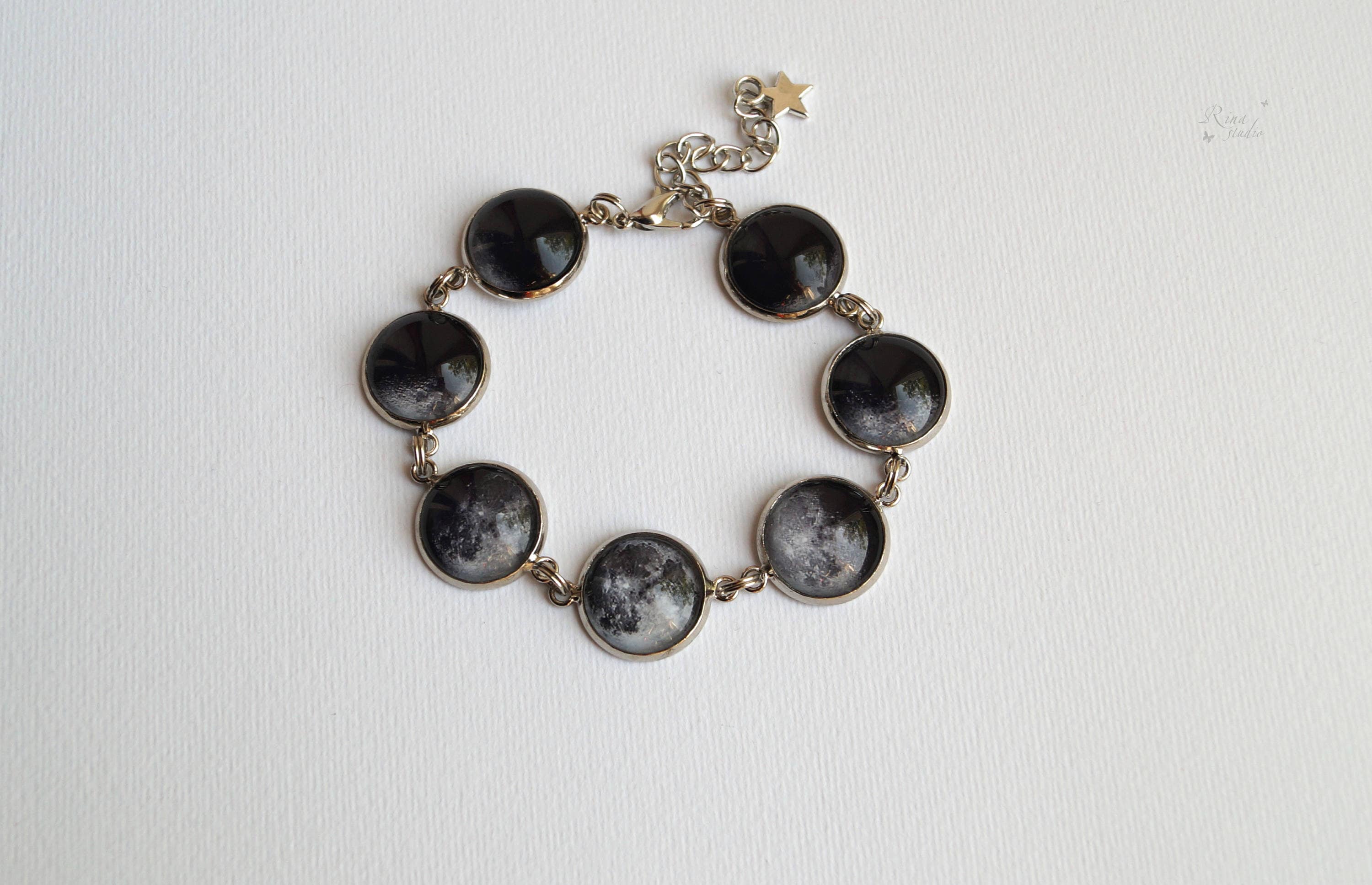 Moon Phase Bracelet Phases of the Moon Astronomy Gifts - Etsy