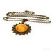 Sun Necklace Leo Ruling Planet Solar System Jewelry Yellow - Etsy
