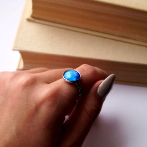 Galaxy Adjustable Ring, Cosmic Jewelry, Birthday Gift Idea for ...