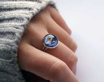 Ring PLANET EARTH - Etsy