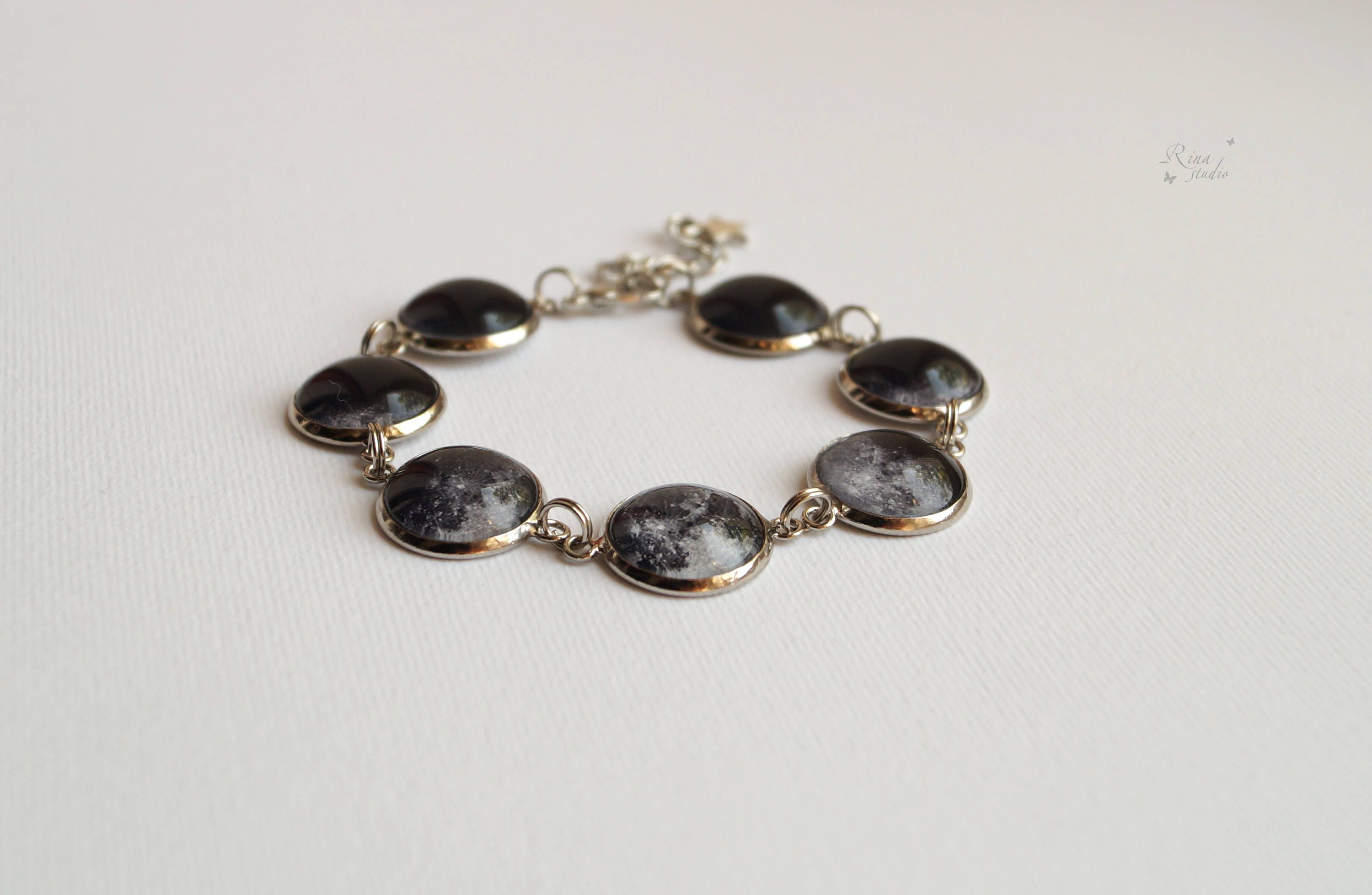 Moon Phase Bracelet Phases of the Moon Astronomy Gifts - Etsy