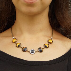Solar Eclipse Necklace Solar System Pendant Sun Necklace Total Solar ...