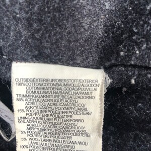 Vintage Mens MEXX Military Style Army Winter Coat Jacket With Wool ...