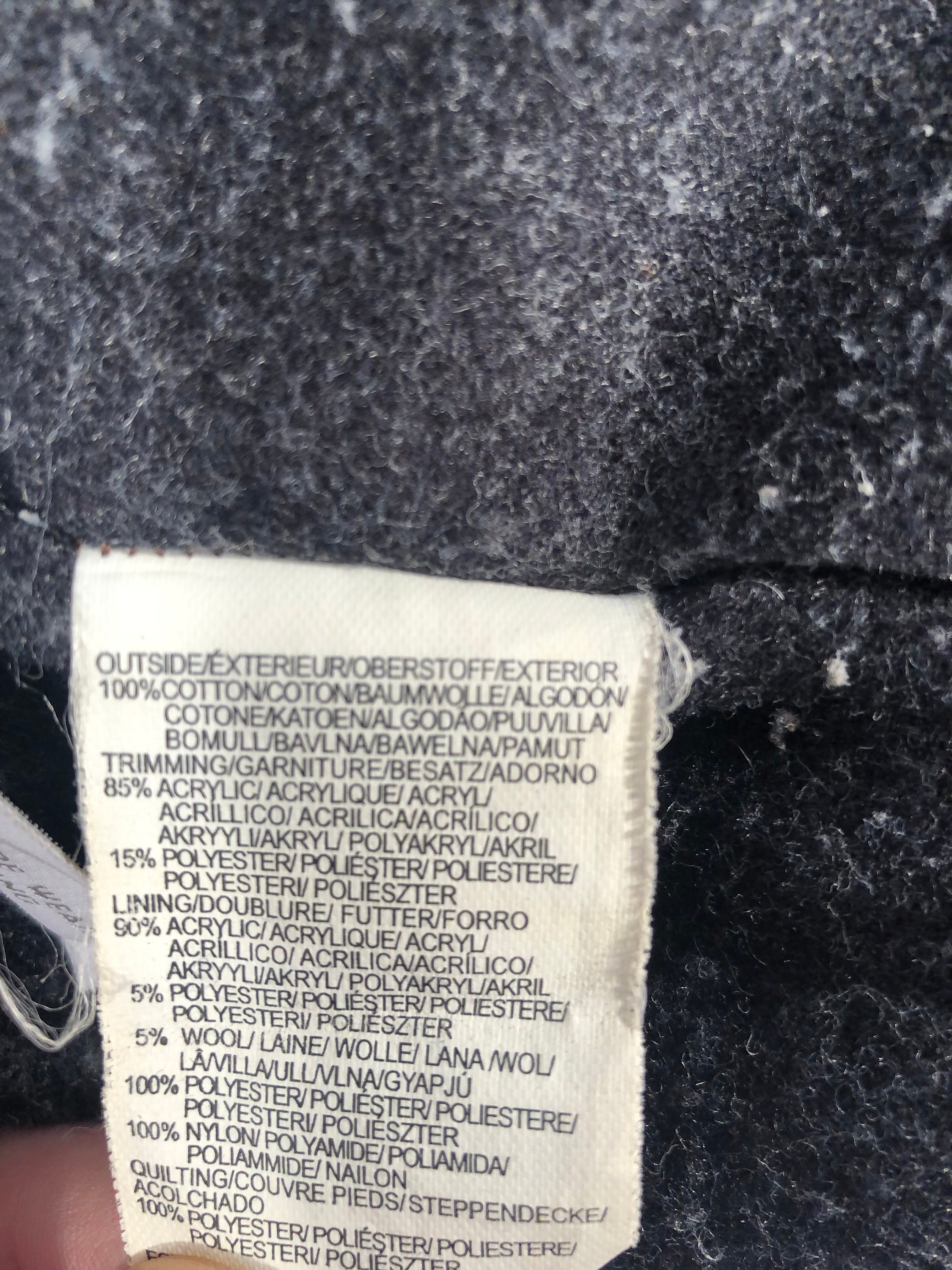 Vintage Mens MEXX Military Style Army Winter Coat Jacket With Wool ...