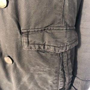 Vintage Mens MEXX Military Style Army Winter Coat Jacket With Wool ...