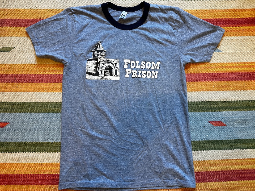Vintage Inspired Folsom Prison Country Music American Apparel Poly ...