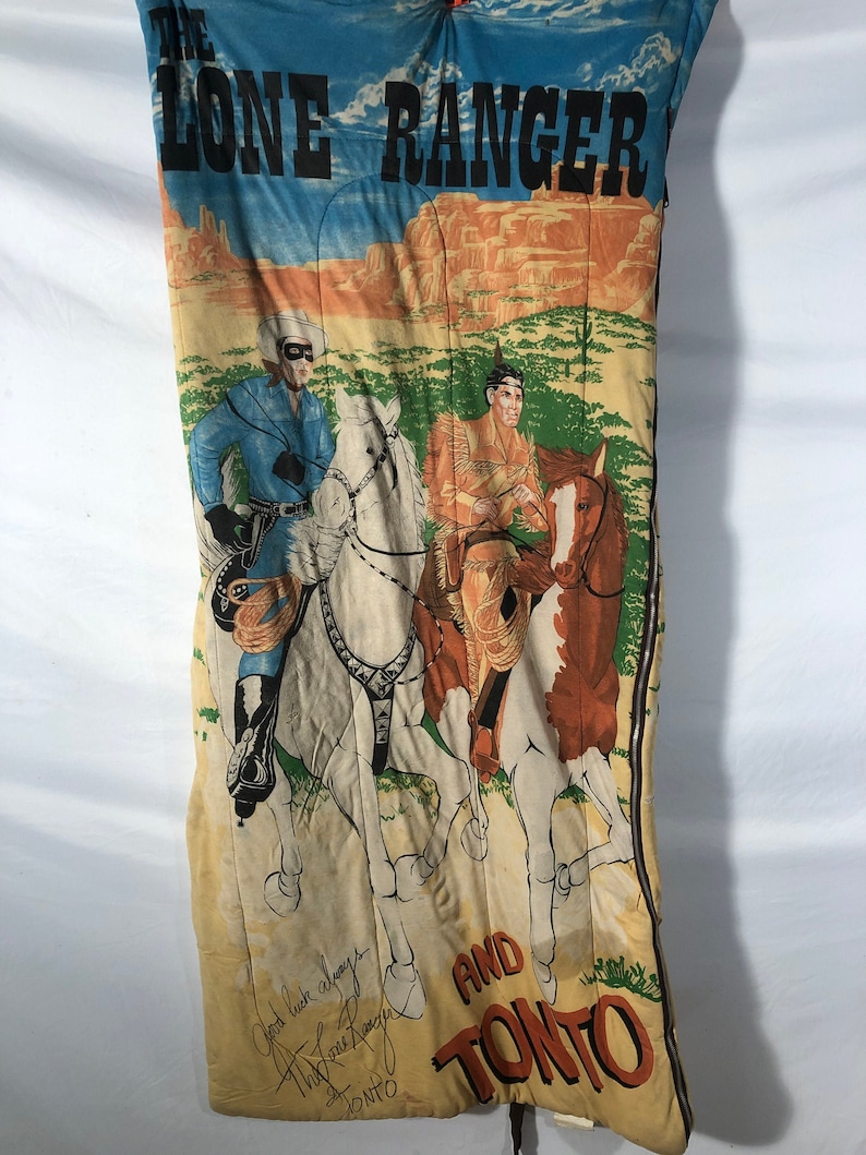 Vintage Lone Ranger Sleeping Bag - Etsy