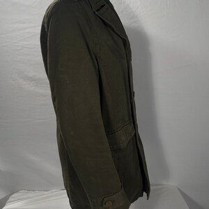 Vintage Mens MEXX Military Style Army Winter Coat Jacket With Wool ...