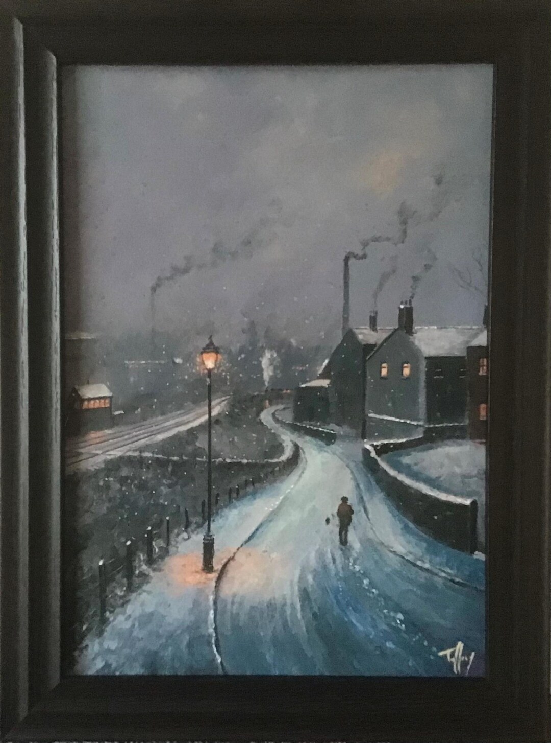 A4 Hand Finished Print Pete Tuffrey Industrial Northern Art - Etsy UK